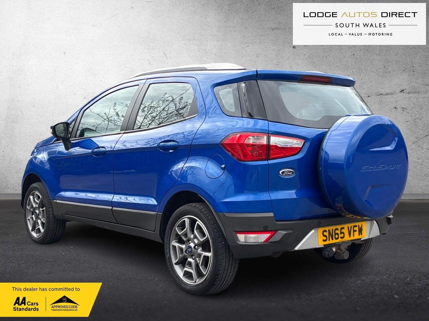 SOLD - Used FORD ECOSPORT 2015 Blue in Neath, South Wales | Lodge Autos ...