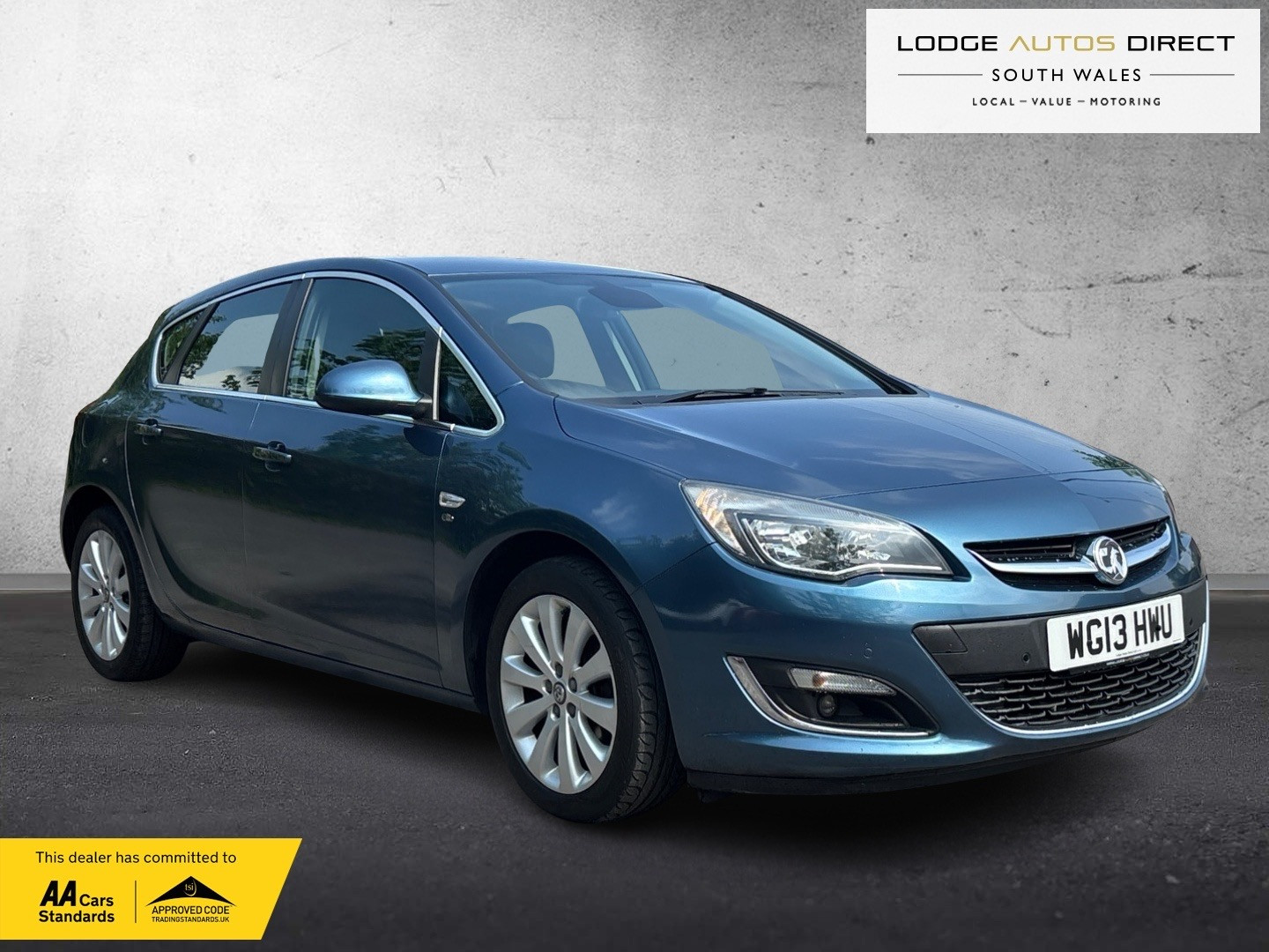 SOLD - Used VAUXHALL ASTRA 2013 Blue in Neath, South Wales | Lodge ...