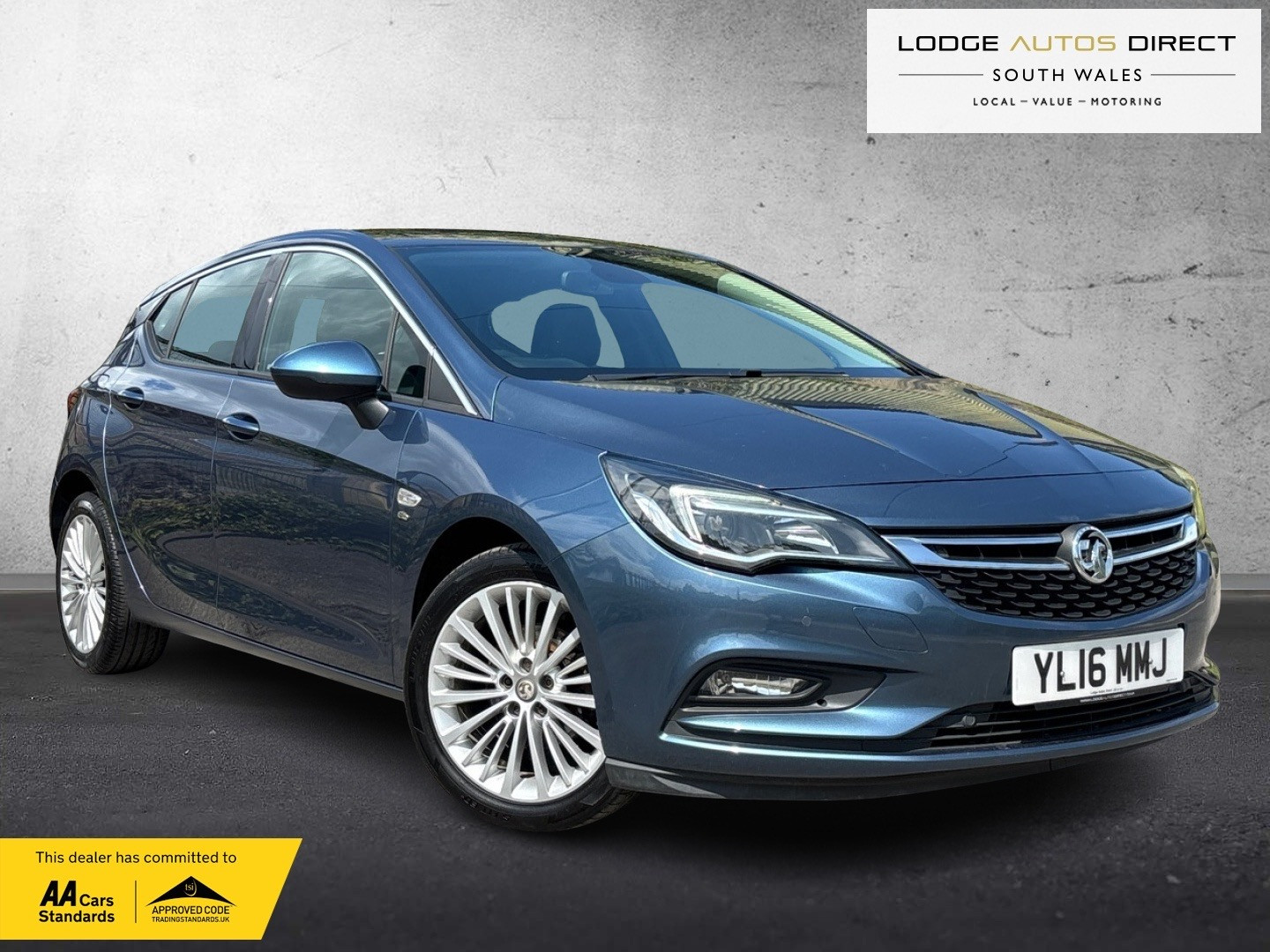 SOLD - Used VAUXHALL ASTRA 2016 Blue in Neath, South Wales | Lodge ...
