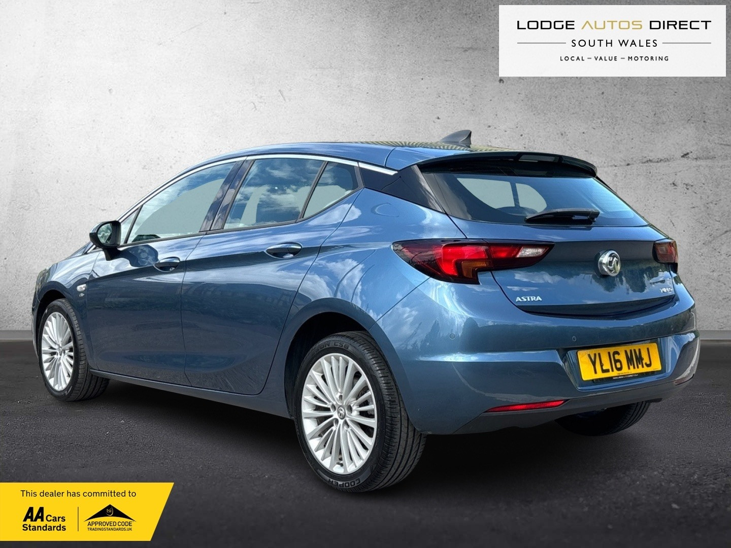 SOLD - Used VAUXHALL ASTRA 2016 Blue in Neath, South Wales | Lodge ...